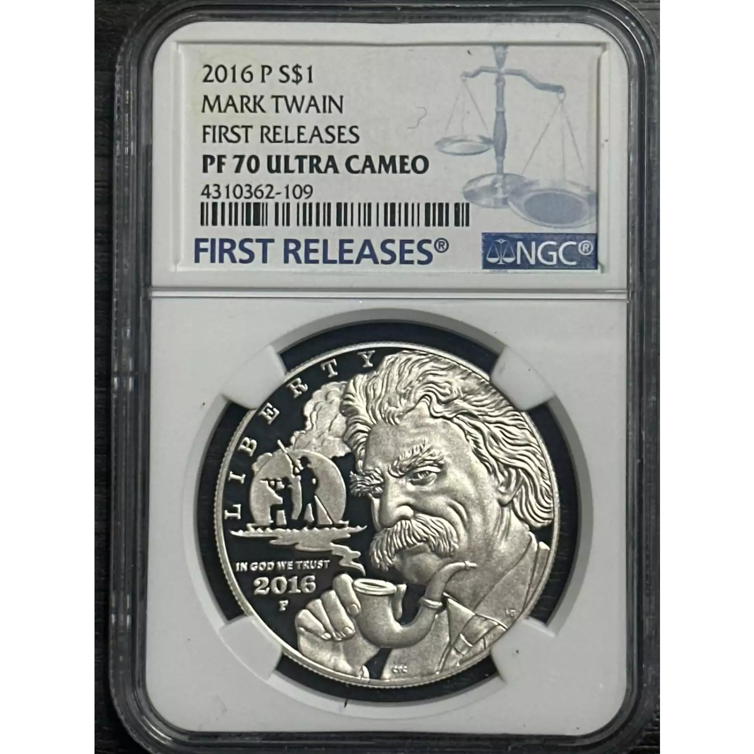 2016 Modern Commemorative Mark Twain NGC PF-70 Ultra Cameo - ASB Rare ...